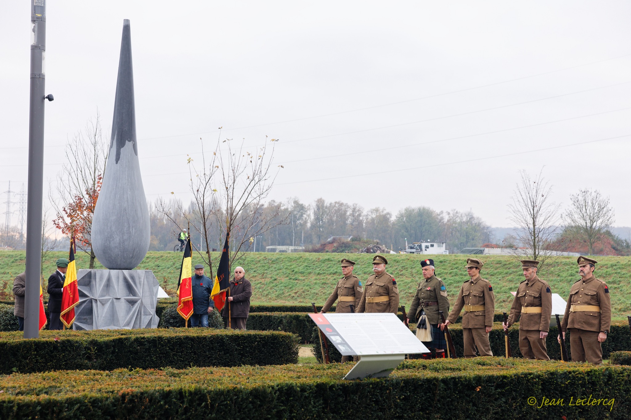 Photos Commémoration Armistice au Mémorial George Price - Memorial Price